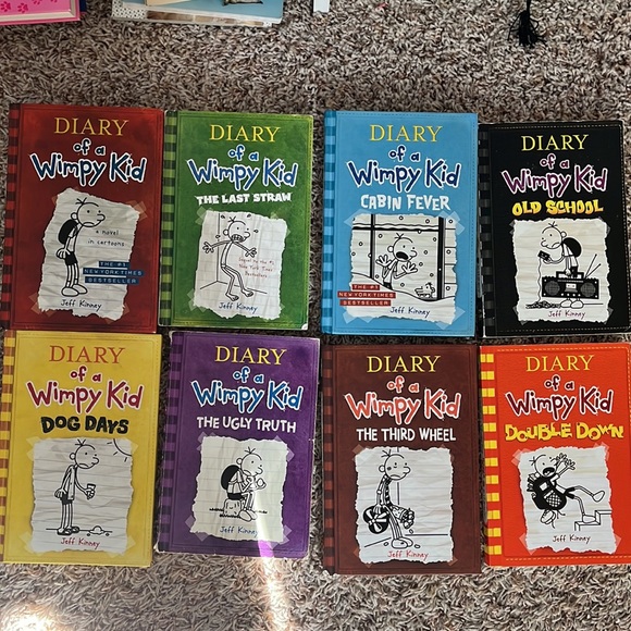 Other | Diary Of A Wimpy Kid 8 Book Set | Poshmark